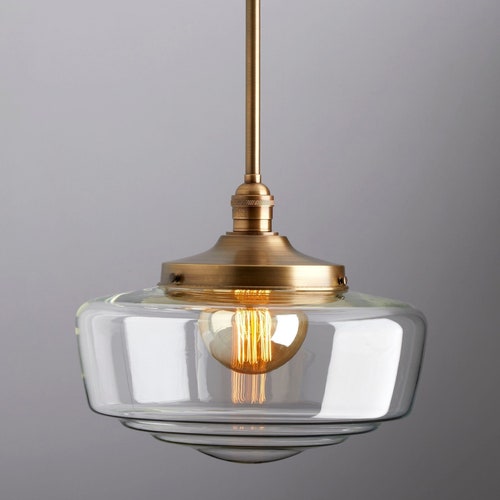 14 Mid Century Modern Pendant Lighting Hand Blown Glass - Etsy