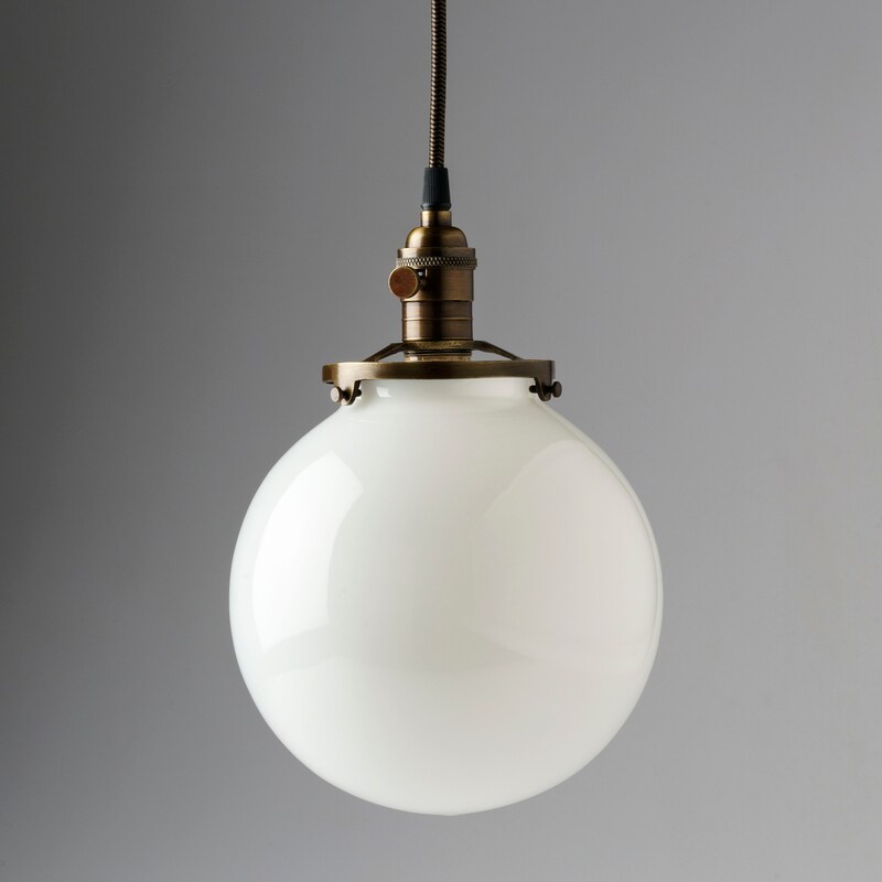 Globe Pendant Light - Etsy