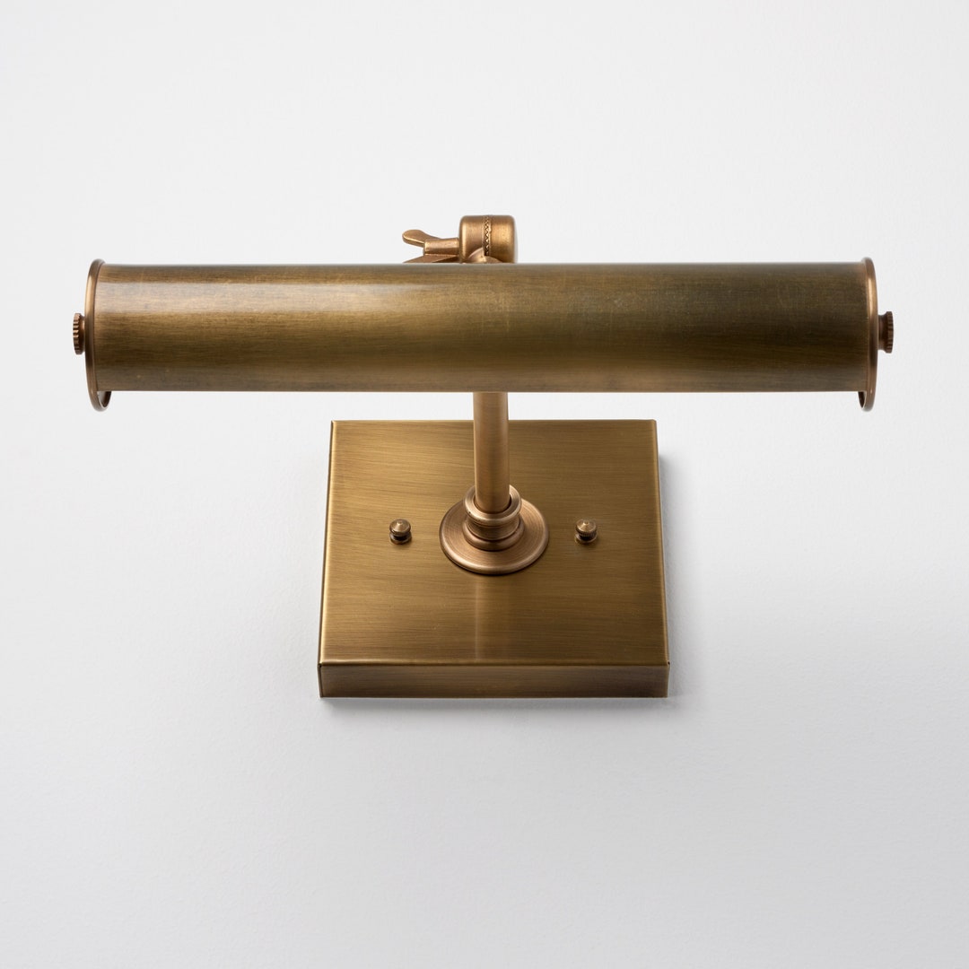 Picture Light - Art Lighting - Adjustable Fixture - Hand Made - Brass ...
