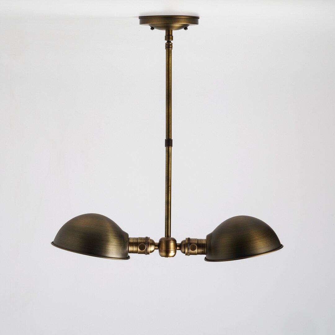 2 Light Pendant Chandelier - Etsy
