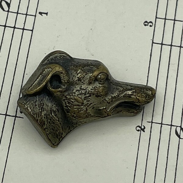 Antique Dog Button - Etsy