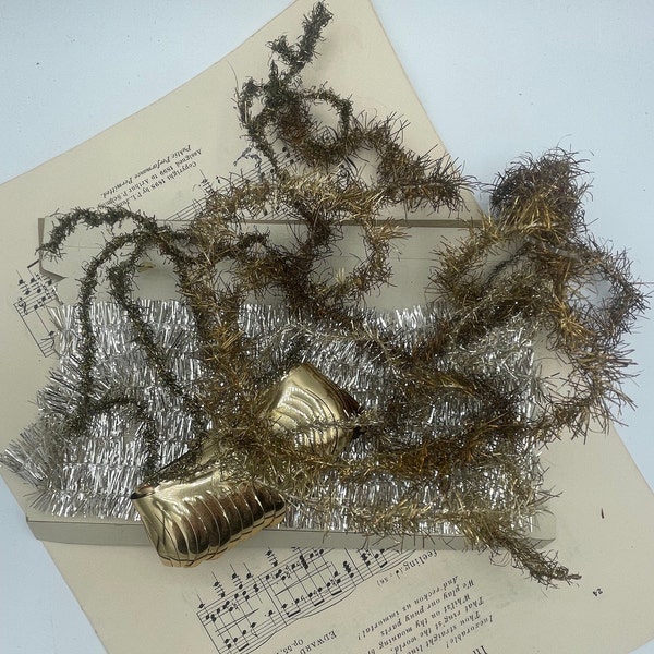 Tinsel Ornaments - Etsy