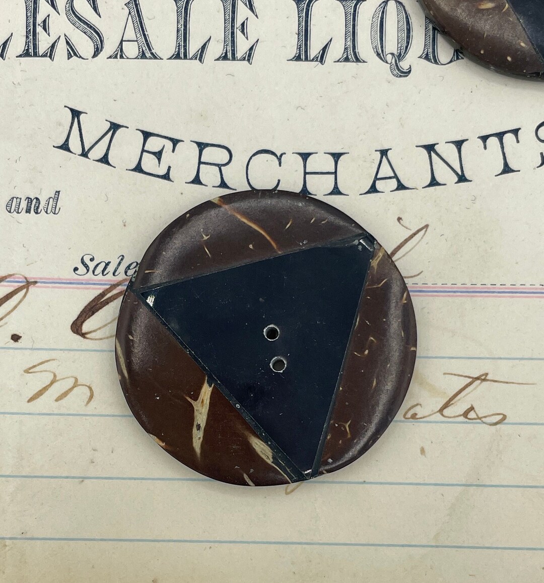 Large Vintage Coconut Black Agoya Shell Hawaiian Shirt Honolulu Hawaii ...