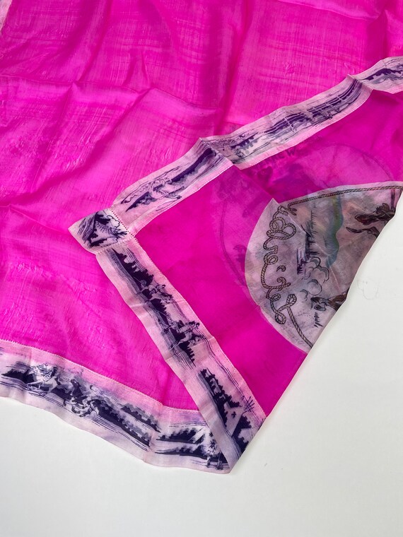 Rare Vintage 1930s Silk Cowboy Rodeo Bandana Scarf / … - Gem