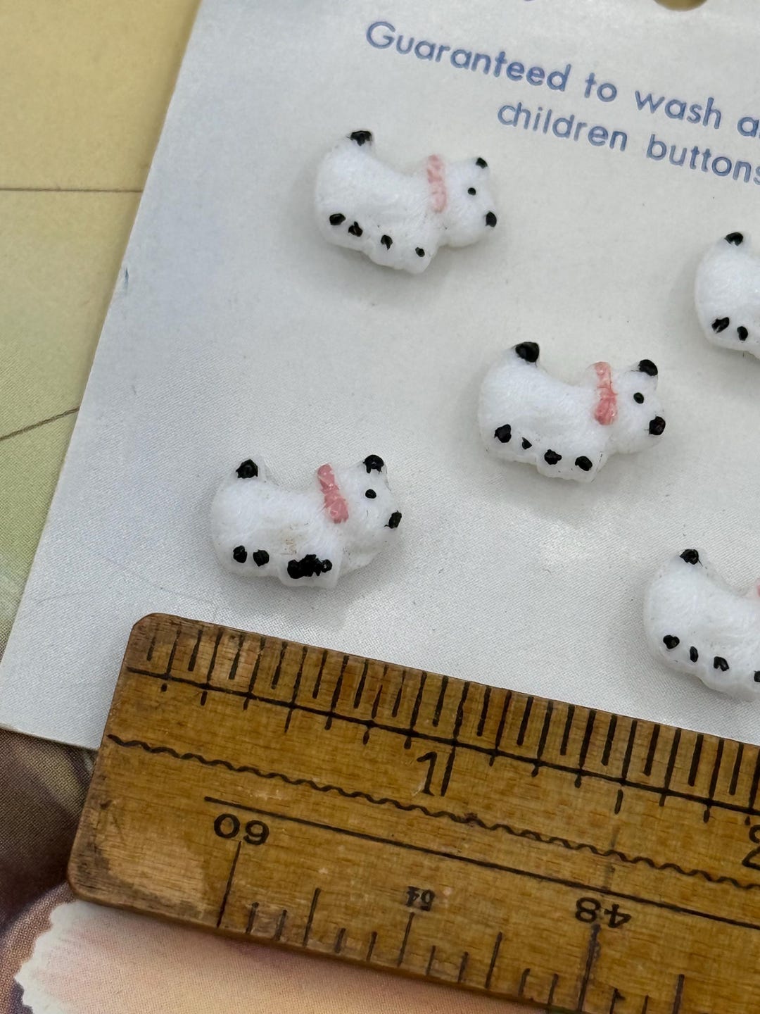 Vintage 1940s 1950s White Milk Glass Scottie Dog Button / Children's ...