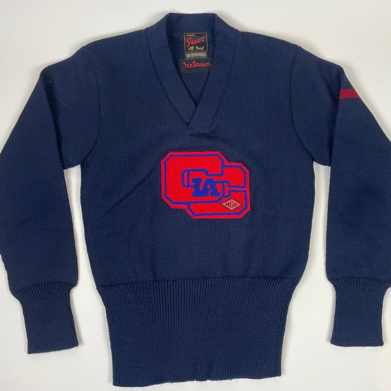 Letterman Sweater - Etsy