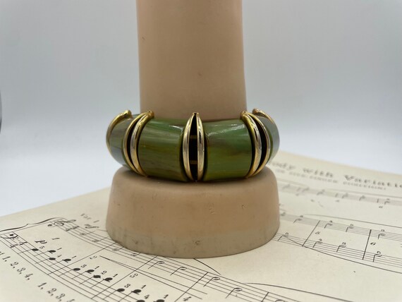 Vintage Late 40s early 50s Spinach Green Brown Bakeli… - Gem Vintage Late 40s early 50s Spinach Green Brown Bakeli… - Gem