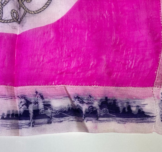 Rare Vintage 1930s Silk Cowboy Rodeo Bandana Scarf / … - Gem