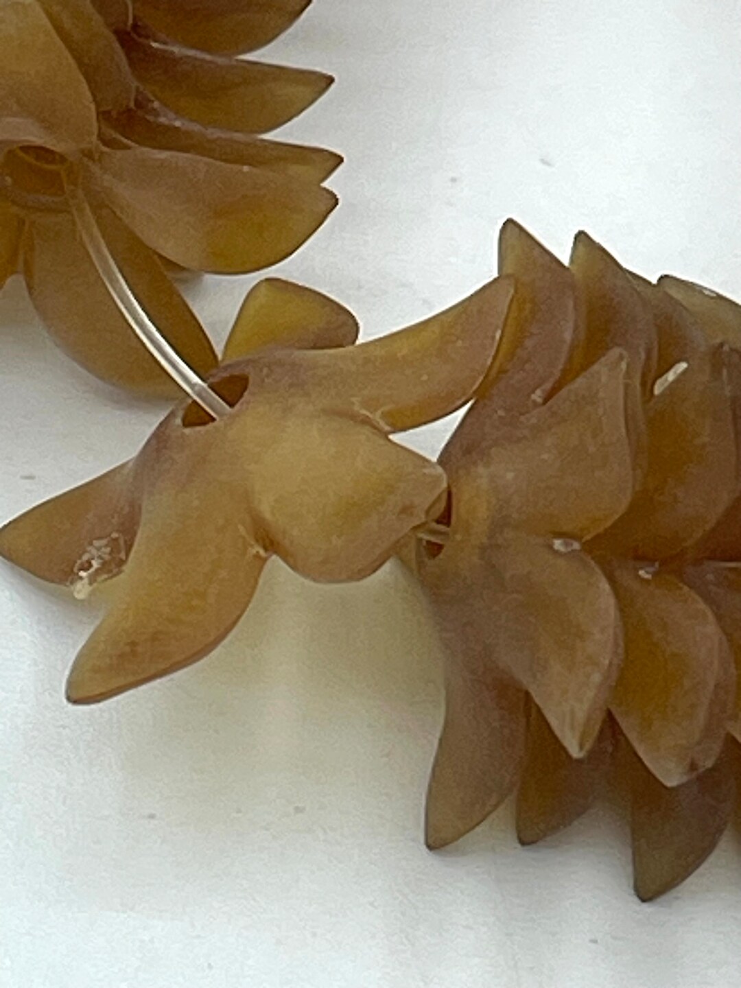 50 Vintage 1930s Floral Flower Celluloid Beads / 30s Beading Craft ...