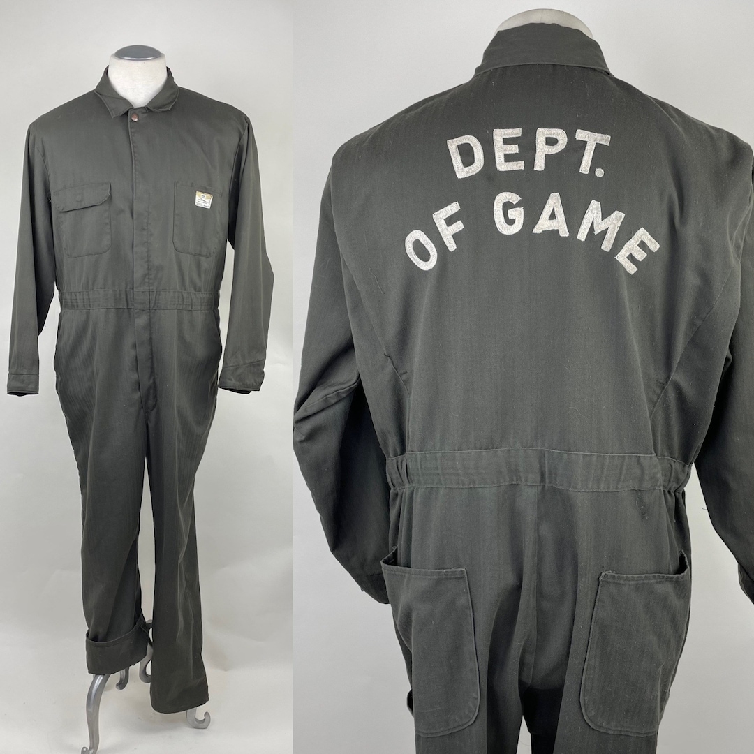 Vintage 1940s 1950s Big Mac Chain Stitch Department of Game - Etsy