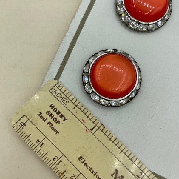 Rhinestone Jacket Buttons - Etsy