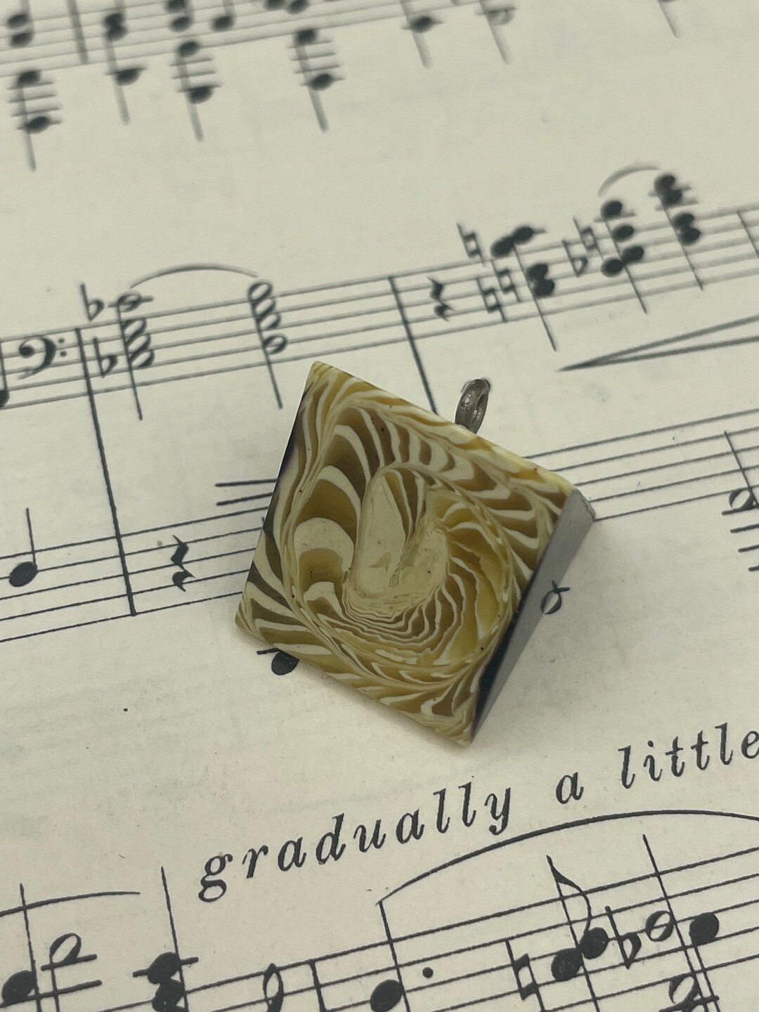 Vintage Cheese Wedge Realistic Triangle Shaped Celluloid Button / 3/4 ...