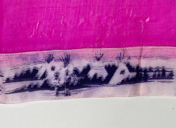 Rare Vintage 1930s Silk Cowboy Rodeo Bandana Scarf / … - Gem