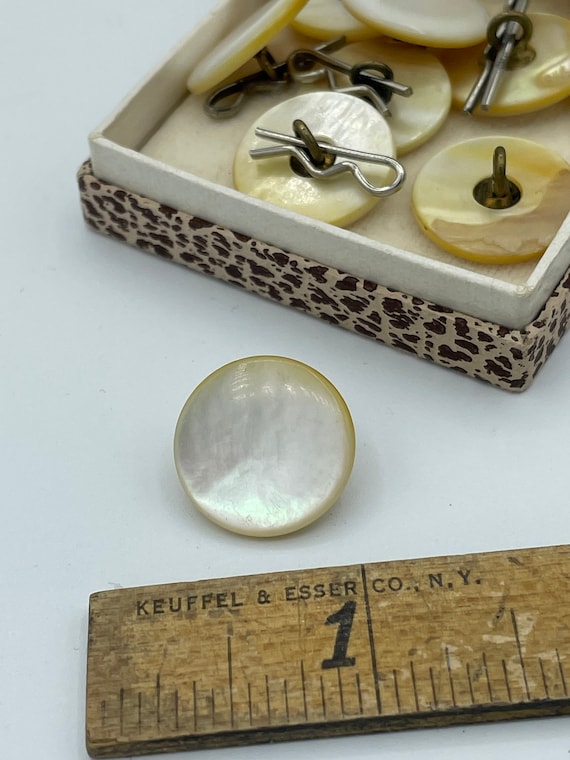 Antique Victorian 1800s Iridescent Ivory White Mother of Pearl | Etsy