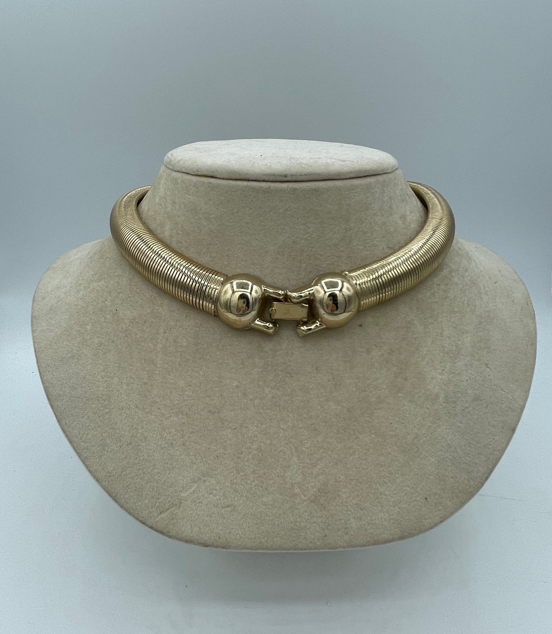 Vintage 1980s Chunky Gold Necklace / 80s Chains Layered Necklaces - Etsy