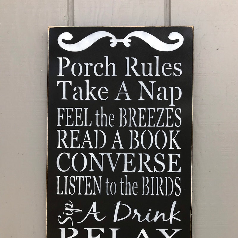 Back Porch Sign - Etsy