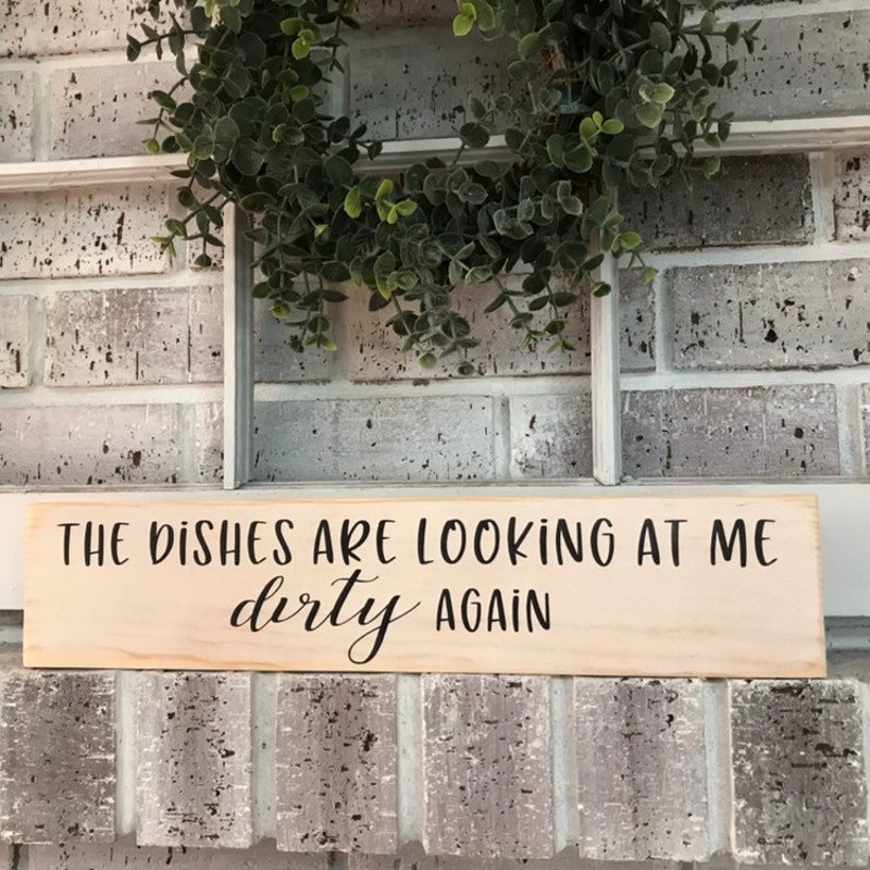 Dishes Sign - Etsy