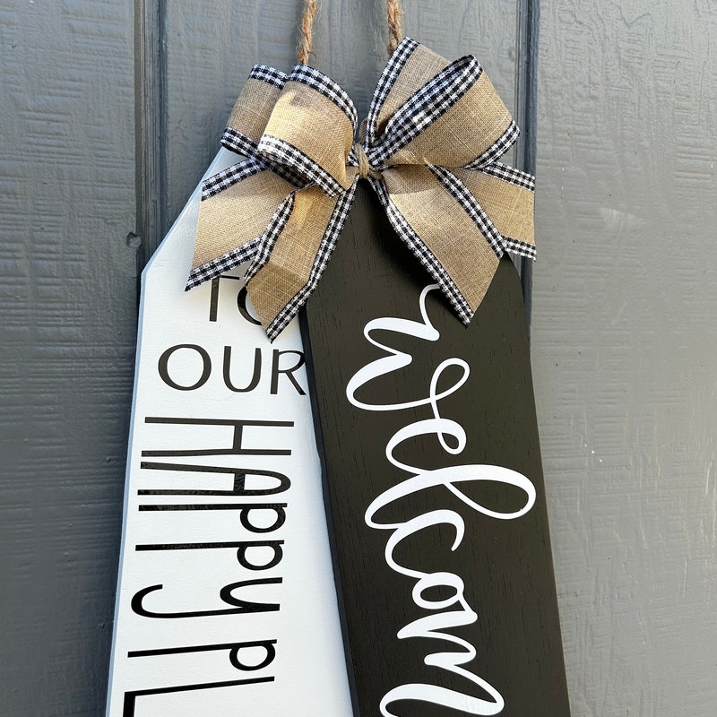 Large Wood Door Tags - Etsy