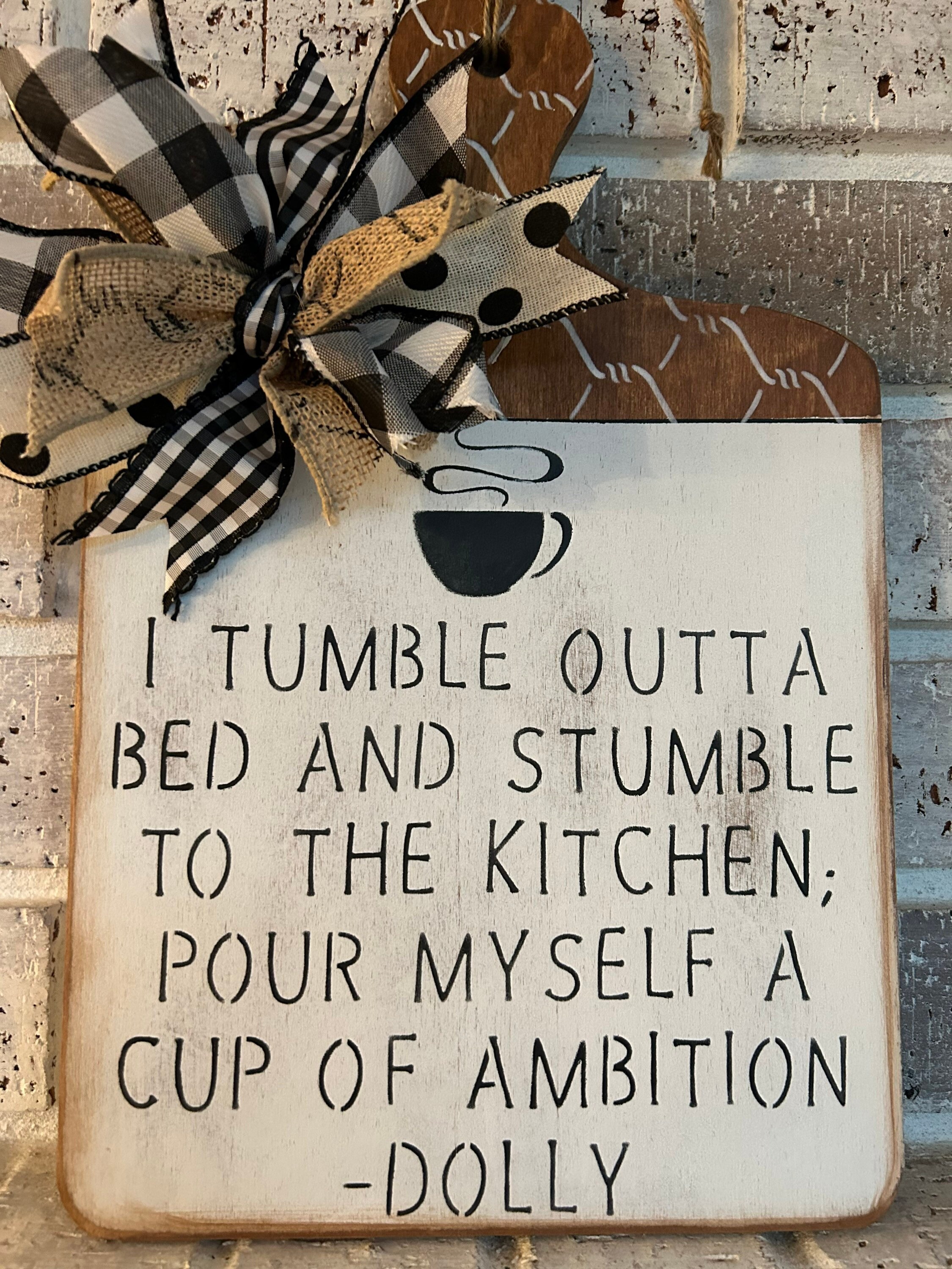 Kitchen Cutting Board|display Only| Decorative Sign| Hand Painted ...