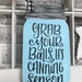 Mason Jar Canning Jar Sign/grab Your Balls Its Canning Season/canning ...