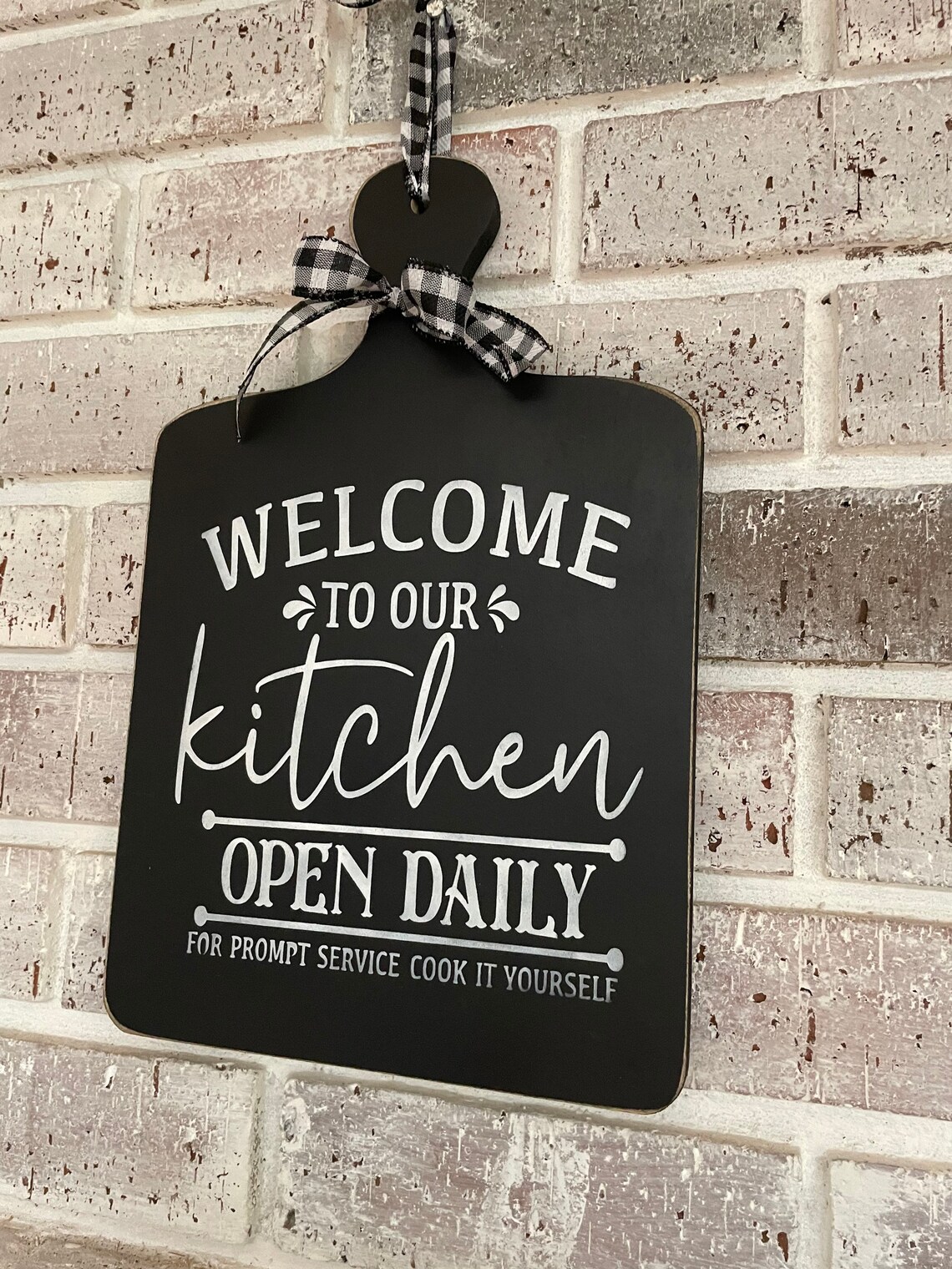 Kitchen Cutting Board| Display Only| Decorative Cutting Board| Welcome ...