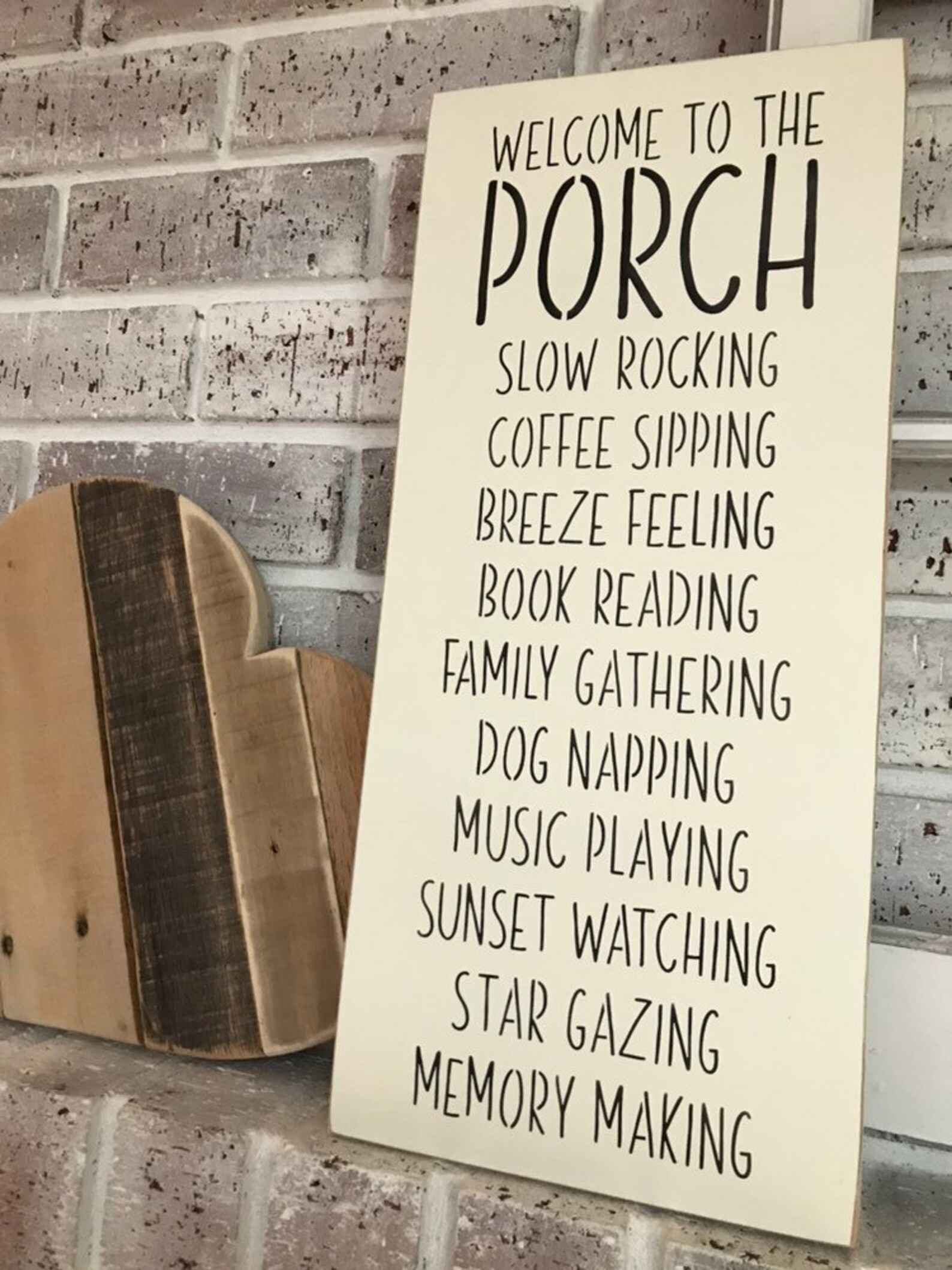 Welcome to the Porch/hand Painted/wood Sign/porch Sign/front Door Decor ...