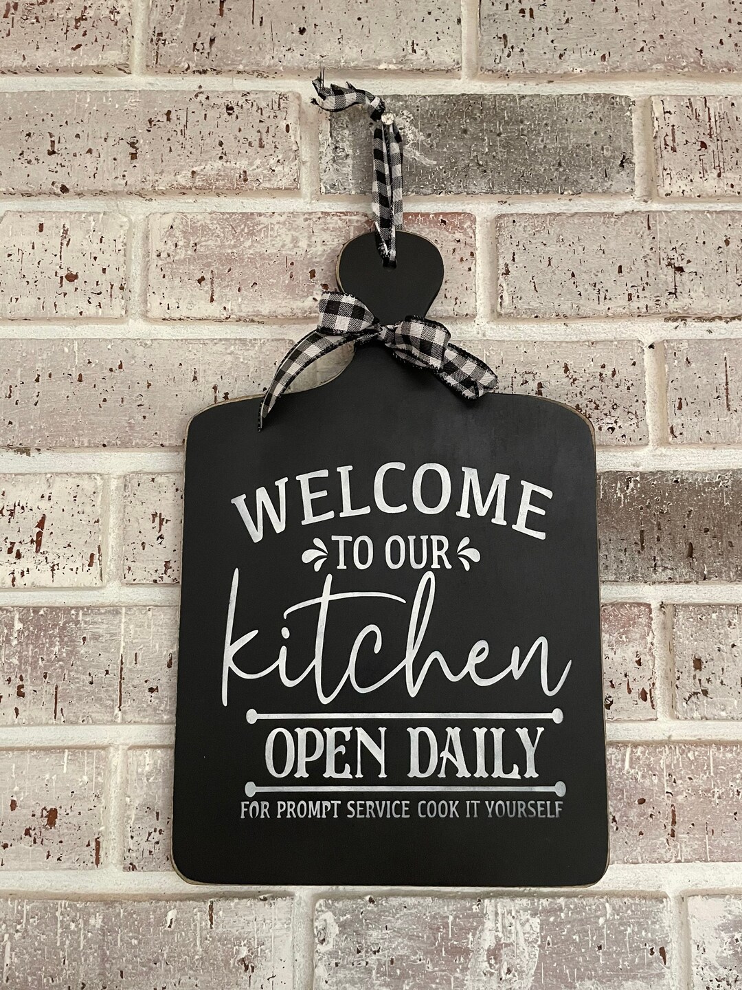 Kitchen Cutting Board| Display Only| Decorative Cutting Board| Welcome ...