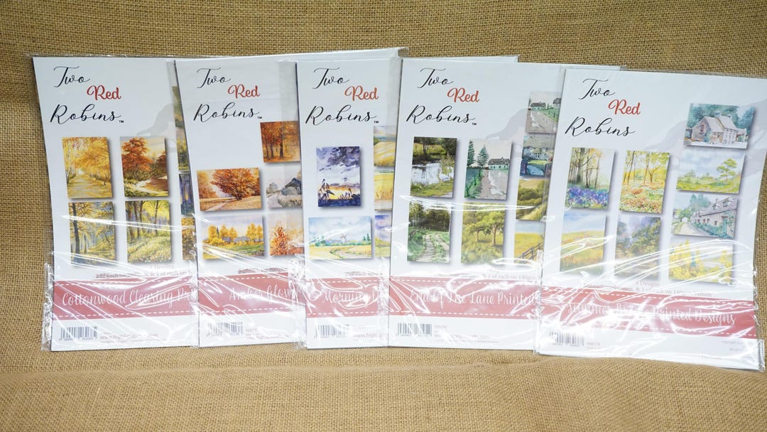 Two Red Robin Vellum Packs of 8x A4 Sheets - Etsy UK