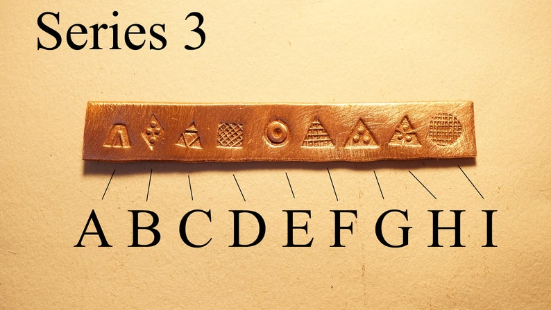 Series 3 Metalworking Punches Roman to Medieval Daegrad Tools Sheffield ...