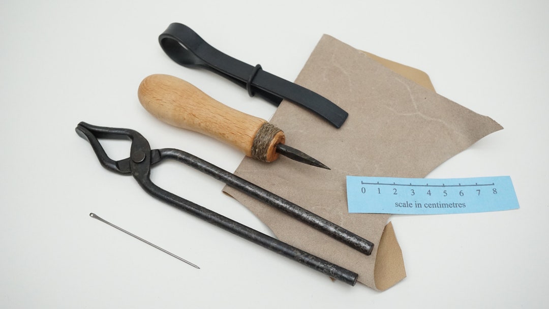 Anglo-saxon Viking Medieval Leather Workers 4 Tool Set Daegrad Tools ...