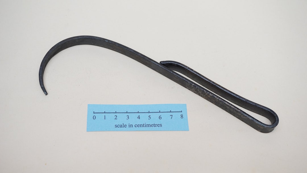 Roman Steel Strigil Reenactment Use Daegrad Tools Sheffield England ...