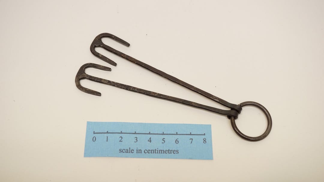Anglo Saxon Double Key Latch Lifter or Girdle Hanger Chatelaine Set ...