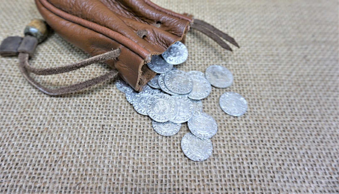 Anglo Saxon Pewter Coins of Canute Set of 5 Living History Reenactment ...