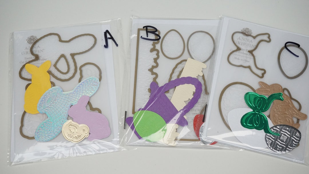 Anna Griffin Easter/spring Cut and Emboss Folders Choice of 3 - Etsy