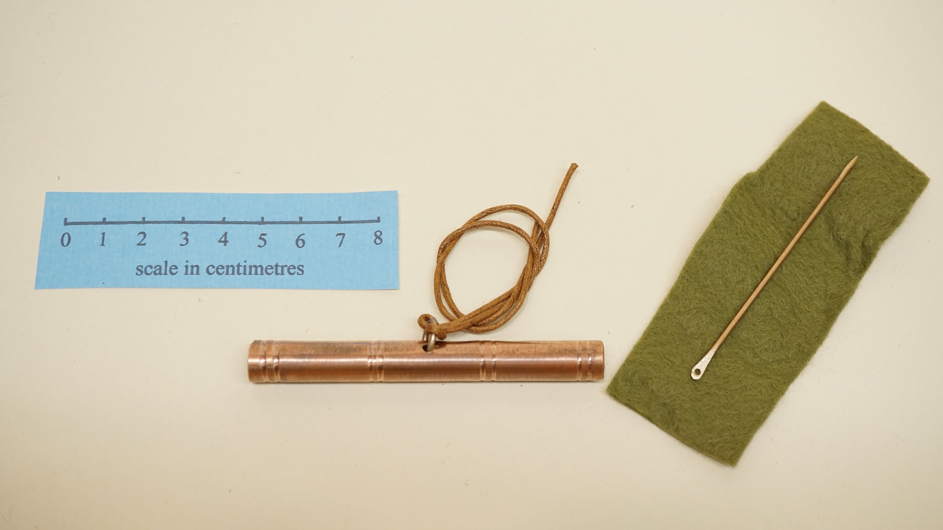 Copper Viking Needle Case 10th C Dublin Find and Bronze Needle - Etsy UK