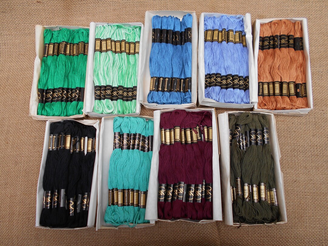 Princess Finest Quality 100% Cotton Embroidery Thread 8m per Skein ...