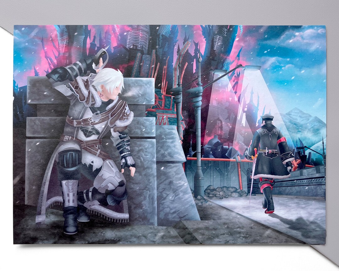 Thancred in Garlemald FFXIV Print (A4) - Etsy