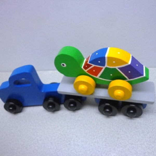 Turtle Pull Toy - Etsy