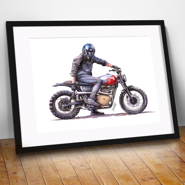 Triumph Motorcycle - Etsy