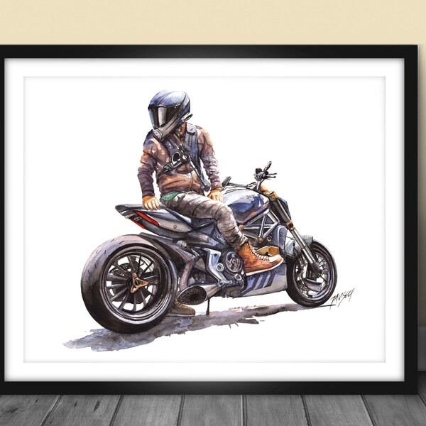 Ducati Art Print - Etsy