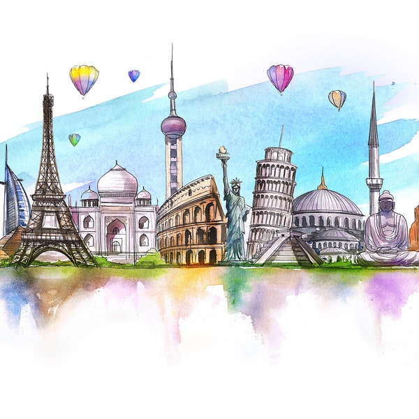 Wonders of the World - Etsy