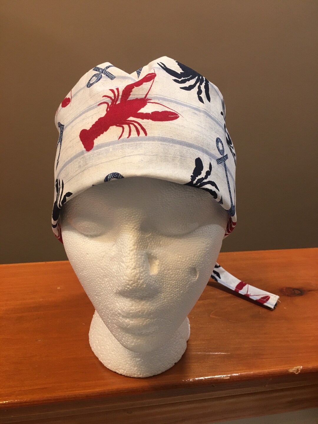 Lobster, Anchors & Crab Surgical Cap - Etsy
