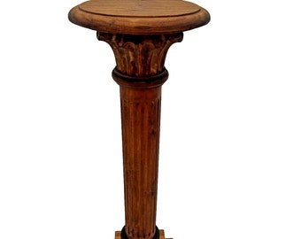 Vintage Roman Greek Style Pillar Column Stand Garden Decor Plant ...