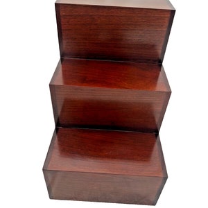 Vintage Tansu Step Chest Cabinet Five Pass Through Drawers Japanese ...