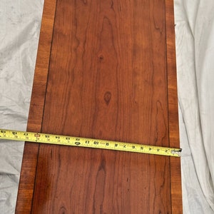 Ethan Allen Sofa Table Console Large Drawer, Book Shelf, Cherry # 25 ...