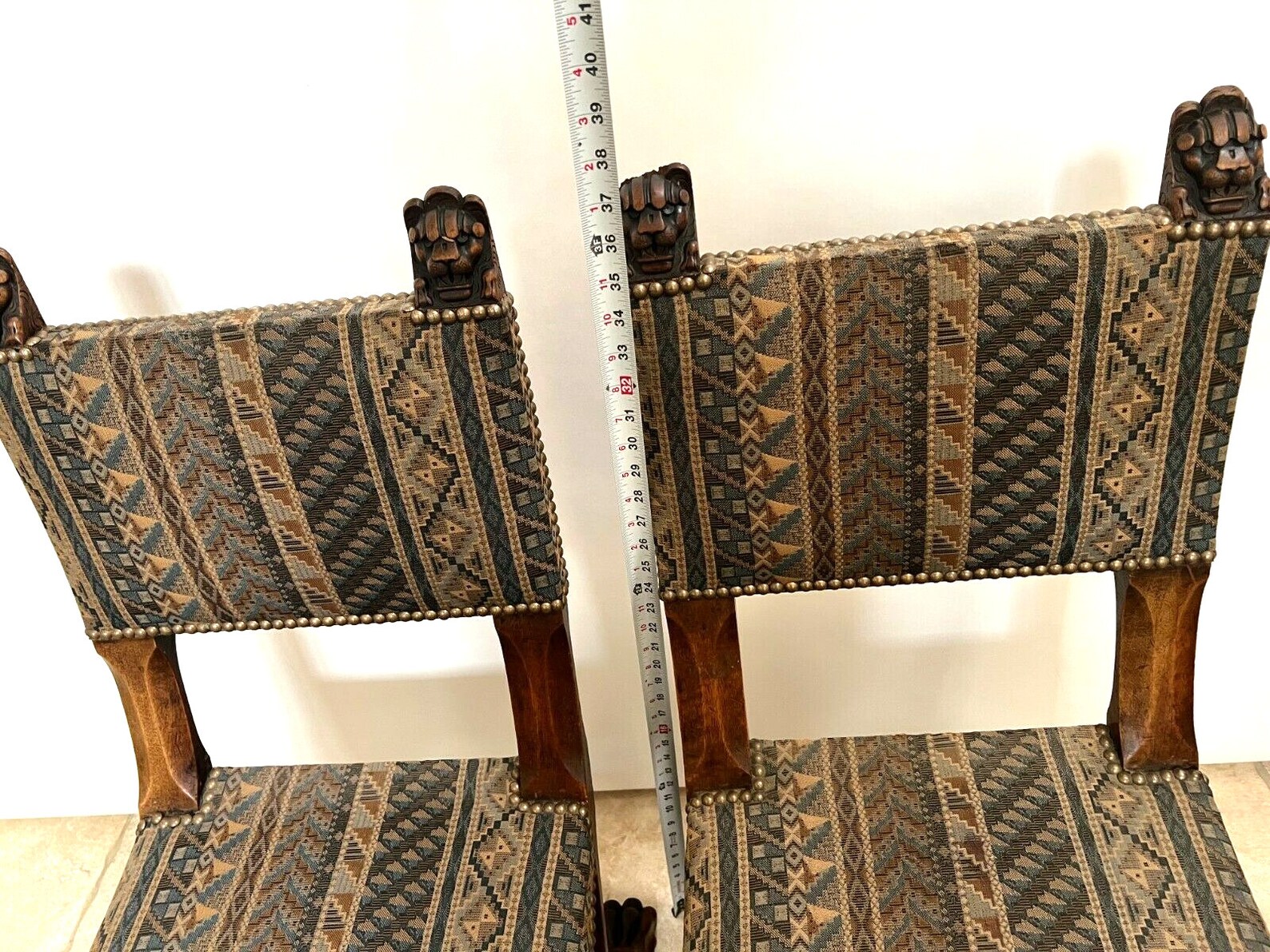 Antique Gothic Accent Chairs Gargoyle Lion Heads Large Claw - Etsy