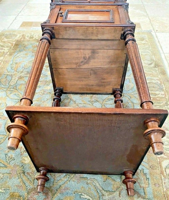 Antique Humidor Table Books