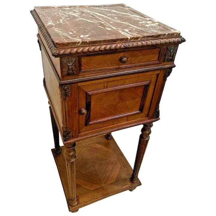 Antique Humidor Table Books