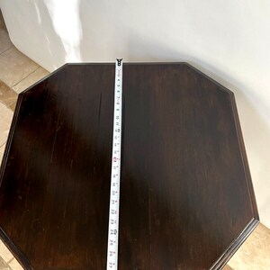 Antique Gothic Side Table Octagon Shape Hand Carved Eight Legs - Etsy