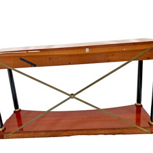 Ethan Allen Sofa Table Console Large Drawer, Book Shelf, Cherry # 25 ...